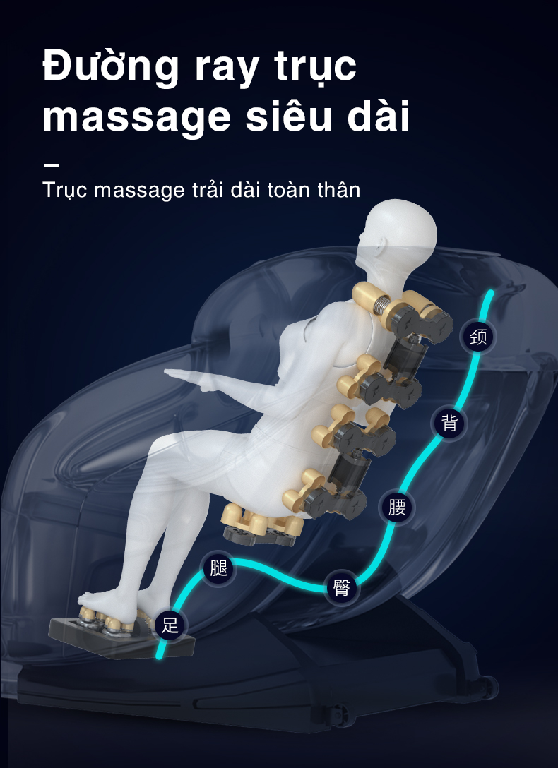 Ghế massage toàn thân LEERCON LEK 988S